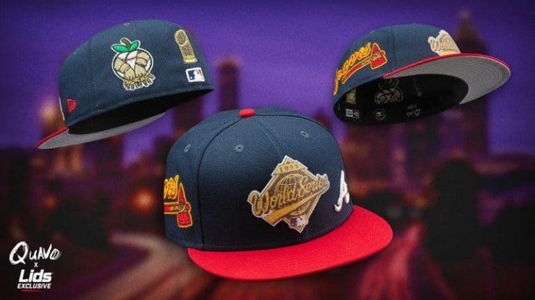 Quavo Debuts Exclusive, Special Edition Atlanta Braves Cap with Lids