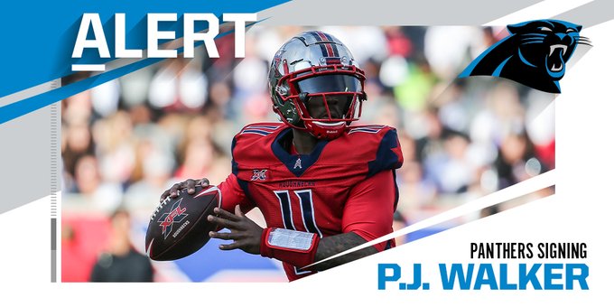 XFL Standout PJ Walker Signs With Panthers | The Source