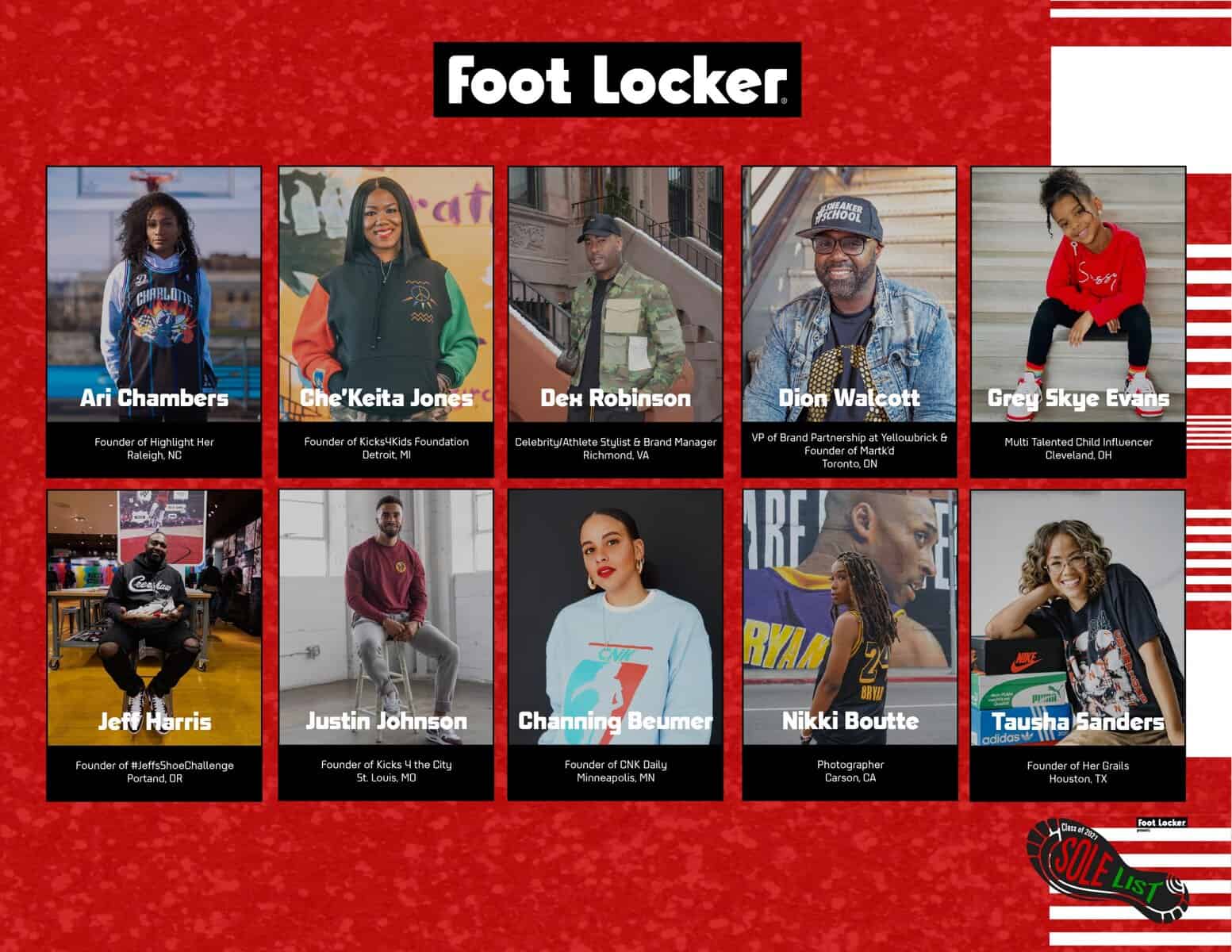Foot Locker Honors Black Talent in Sneakers with Inaugural “Sole List ...
