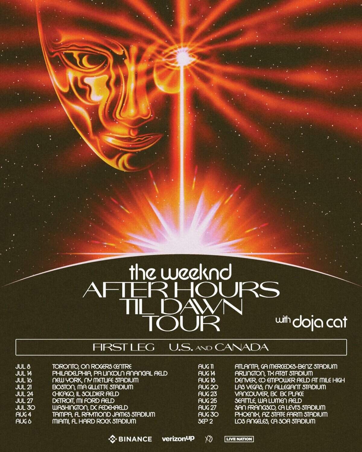 The Source |The Weeknd Set for 'After Hours Til Dawn' Stadium Tour with ...