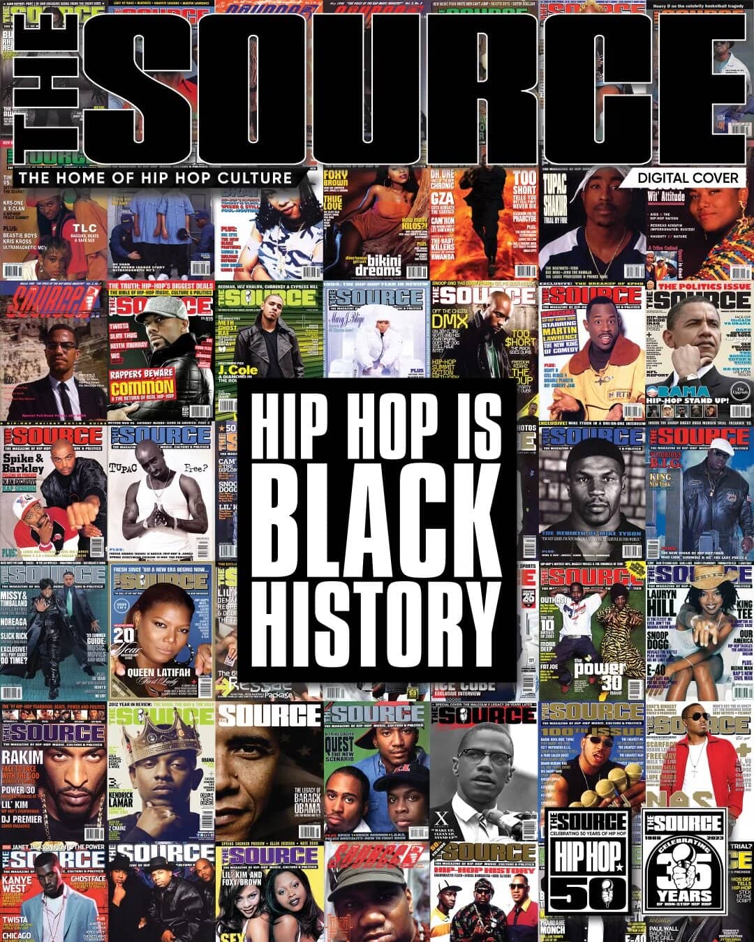 The Source Black History Month Digital Cover: Hip-Hop is Black History