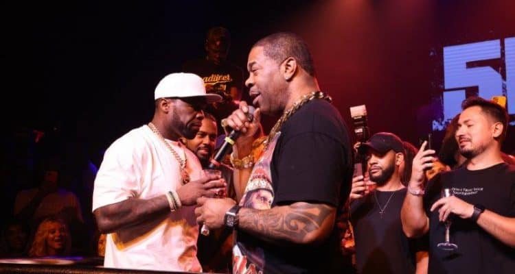 50 Cent and Busta Rhymes Hit LIV Miami After 'The Final Lap Tour' Tour Stop