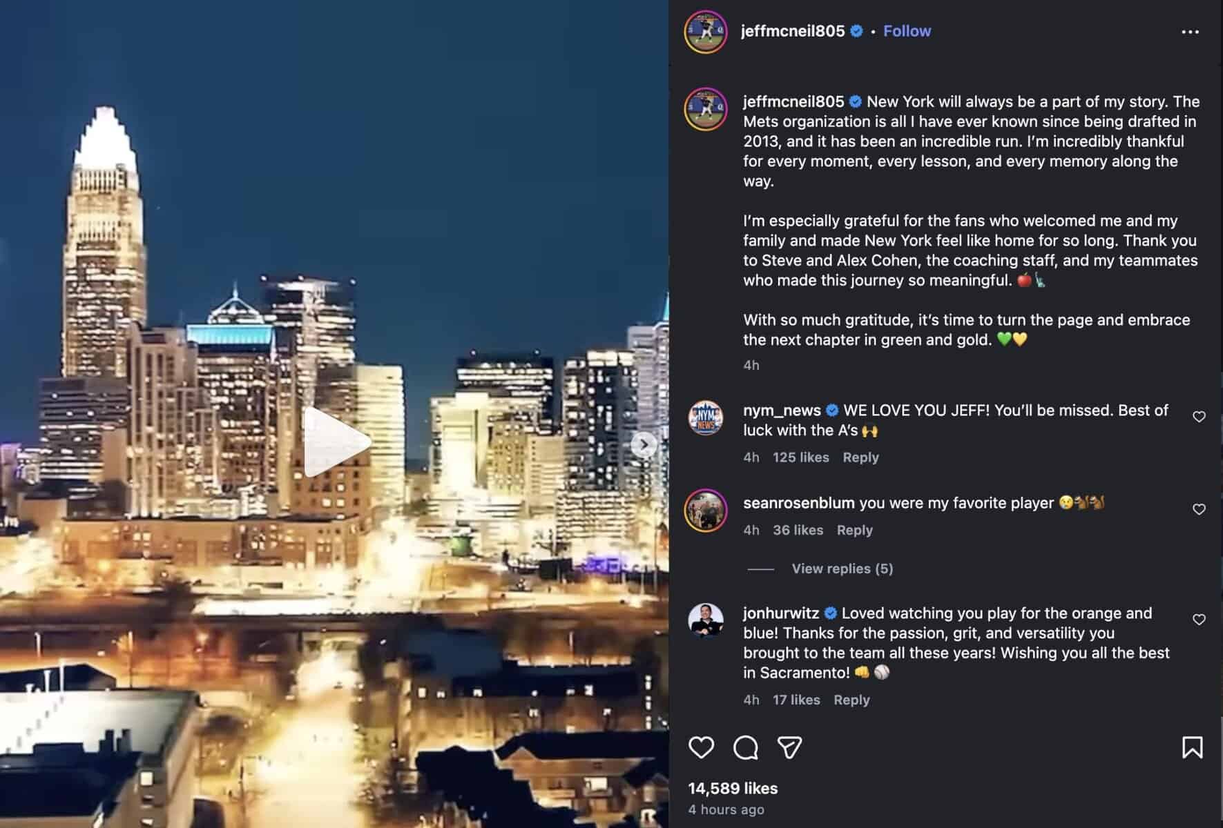 The Source |SOURCE SPORTS: Mets’ Jeff McNeil Says Goodbye to New York ...