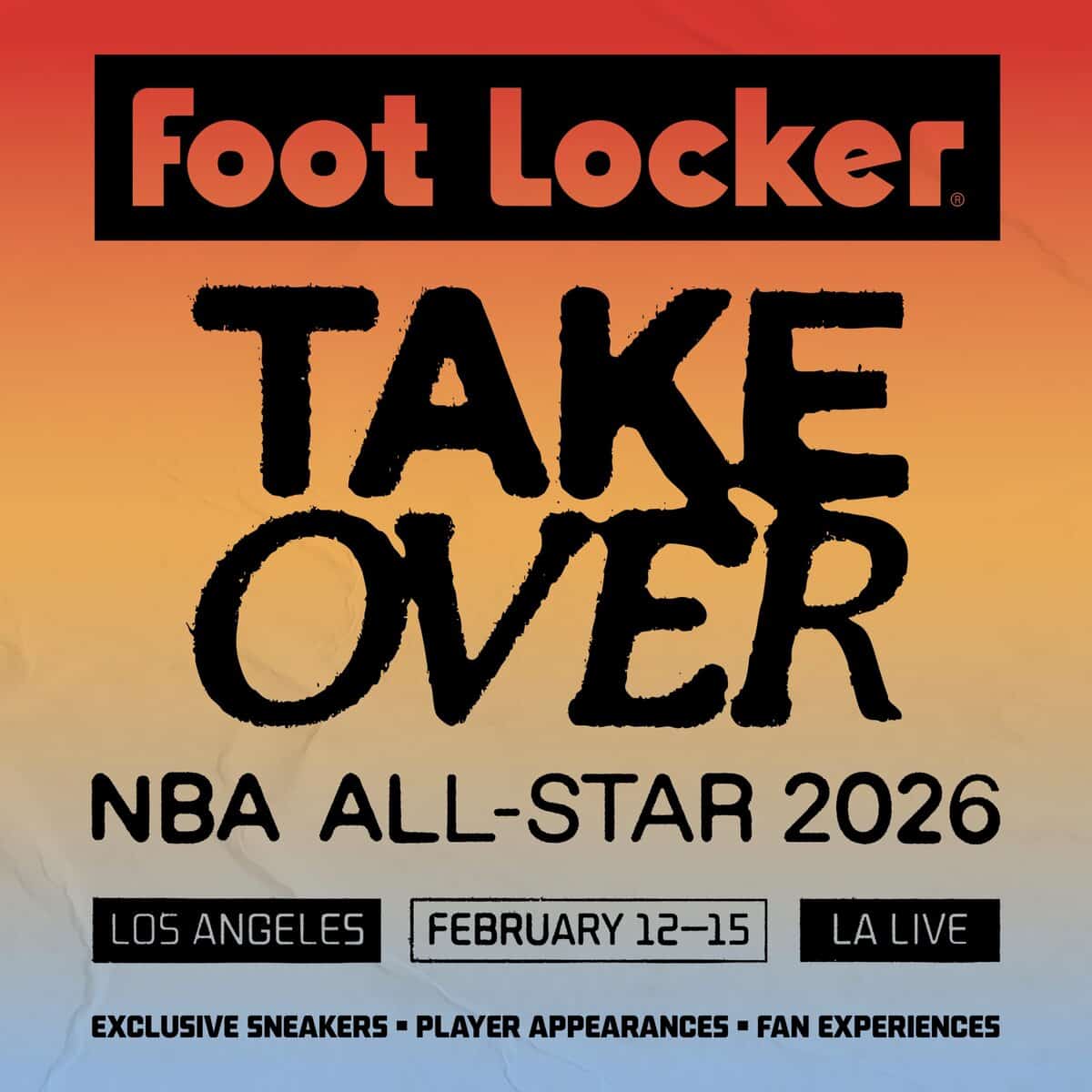 Foot Locker Unveils ‘Foot Locker Takeover’ for NBA All-Star 2026