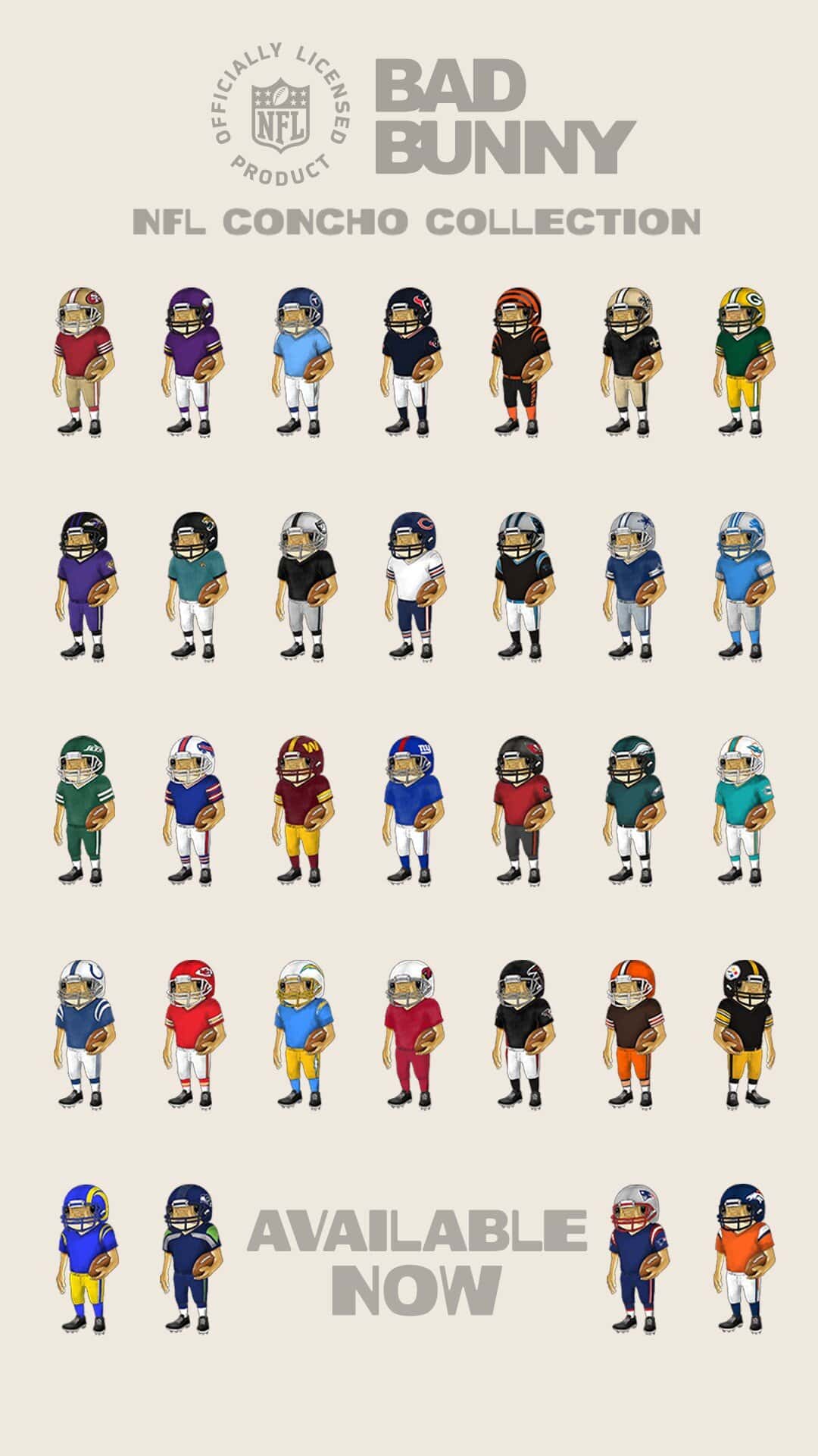 Bad Bunny and NFL Reveal Super Bowl LX Halftime Merch Collection